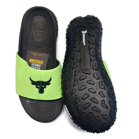 Under Armour | Shoes | Under Armour Ua Project Rock Slides Mens Size 8 ...